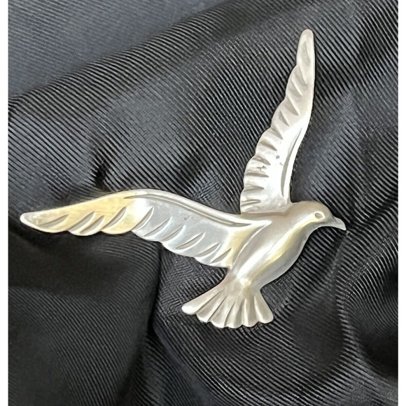 Beau | Jewelry | Vintage Sterling Seagull Pin Brooch By Beau Silver ...